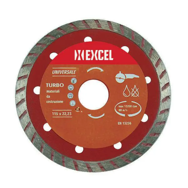Disco Materiali Edili Diamantato 115 mm Excel